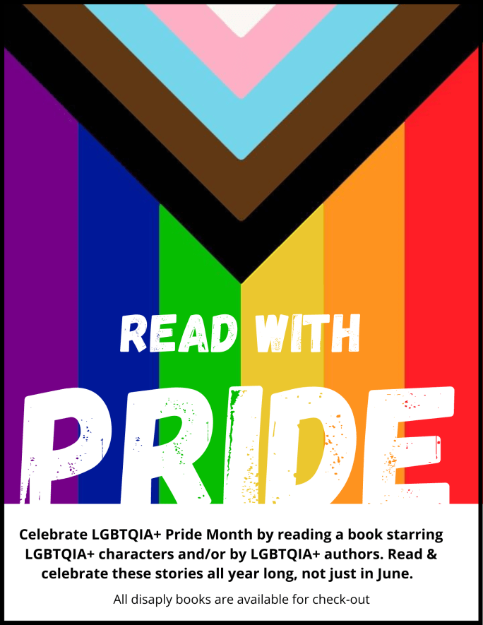 Library Display | LGBTQIA+ Pride Month – Books. Libraries. Also, cats.